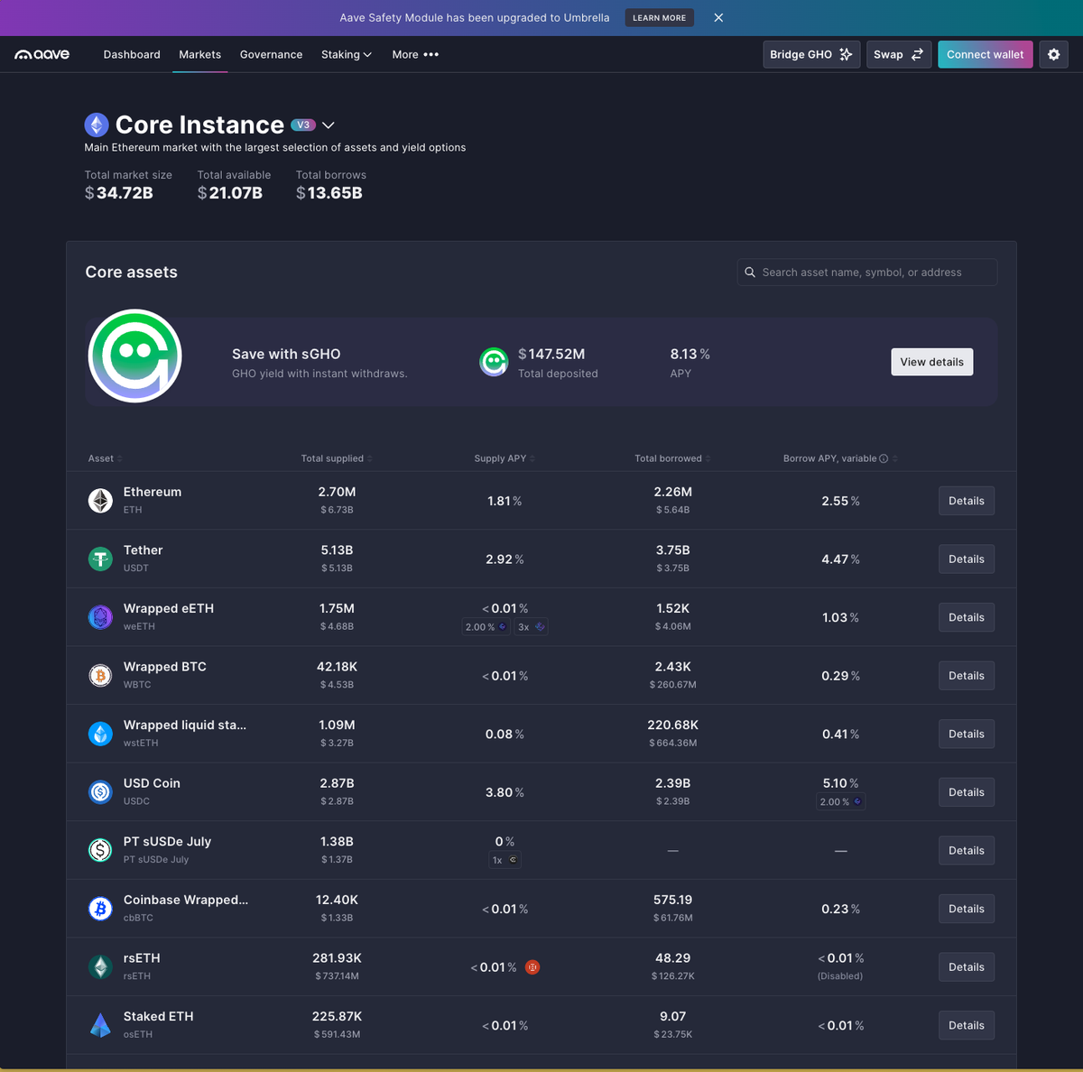 Ethereum Apps - Aave