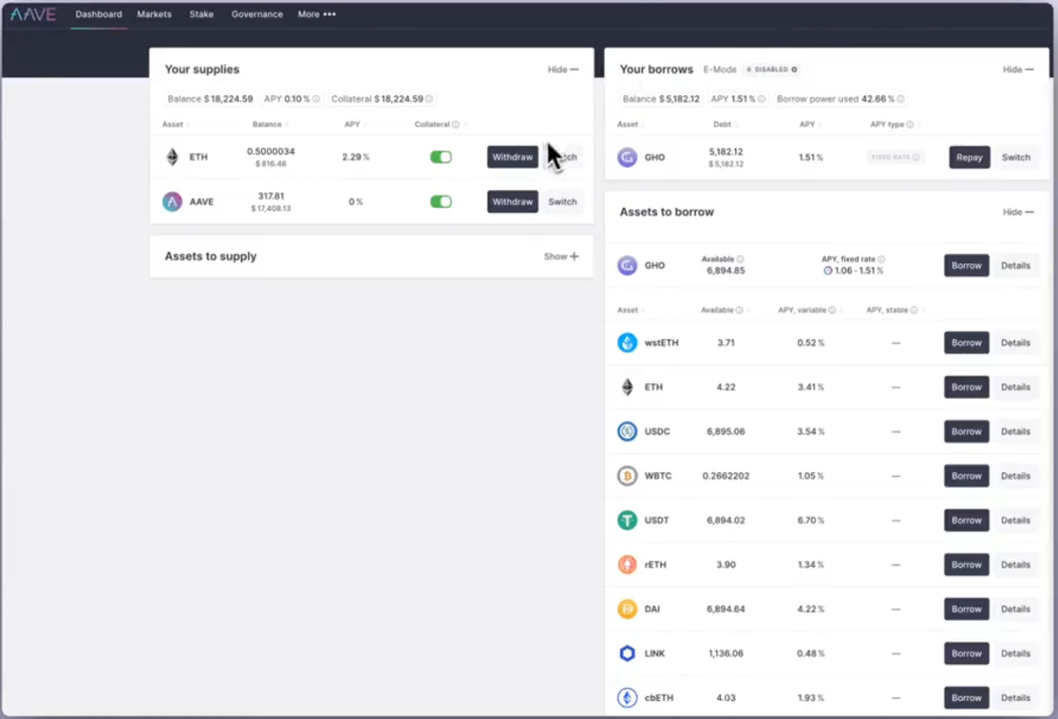 Ethereum Apps - Aave